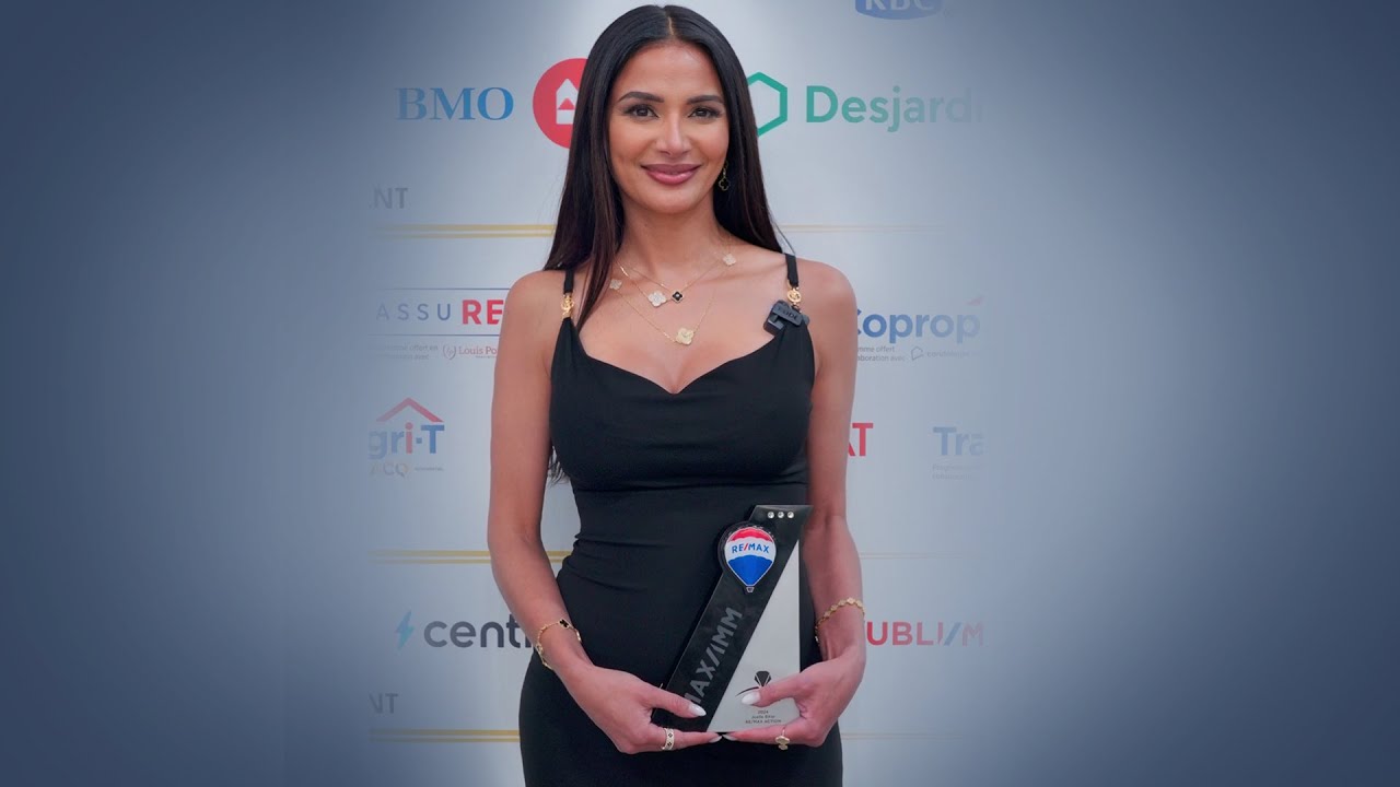 Joelle Bitar remporte le prix Diamant au gala RE/MAX MAX/IMM - YouTube