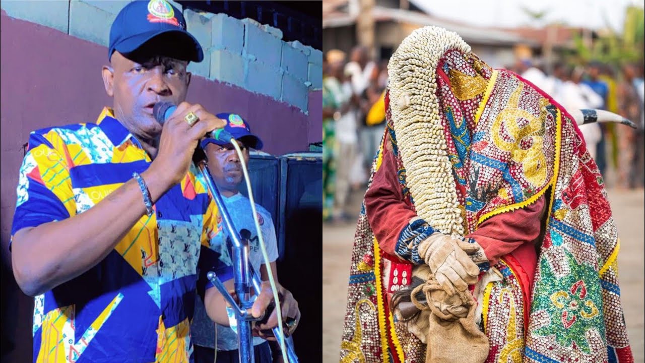 FUJI SINGER MUSIBAU ALANI PERFORM AT OLOGBOJO MASQUERADE FESTIVAL - YouTube