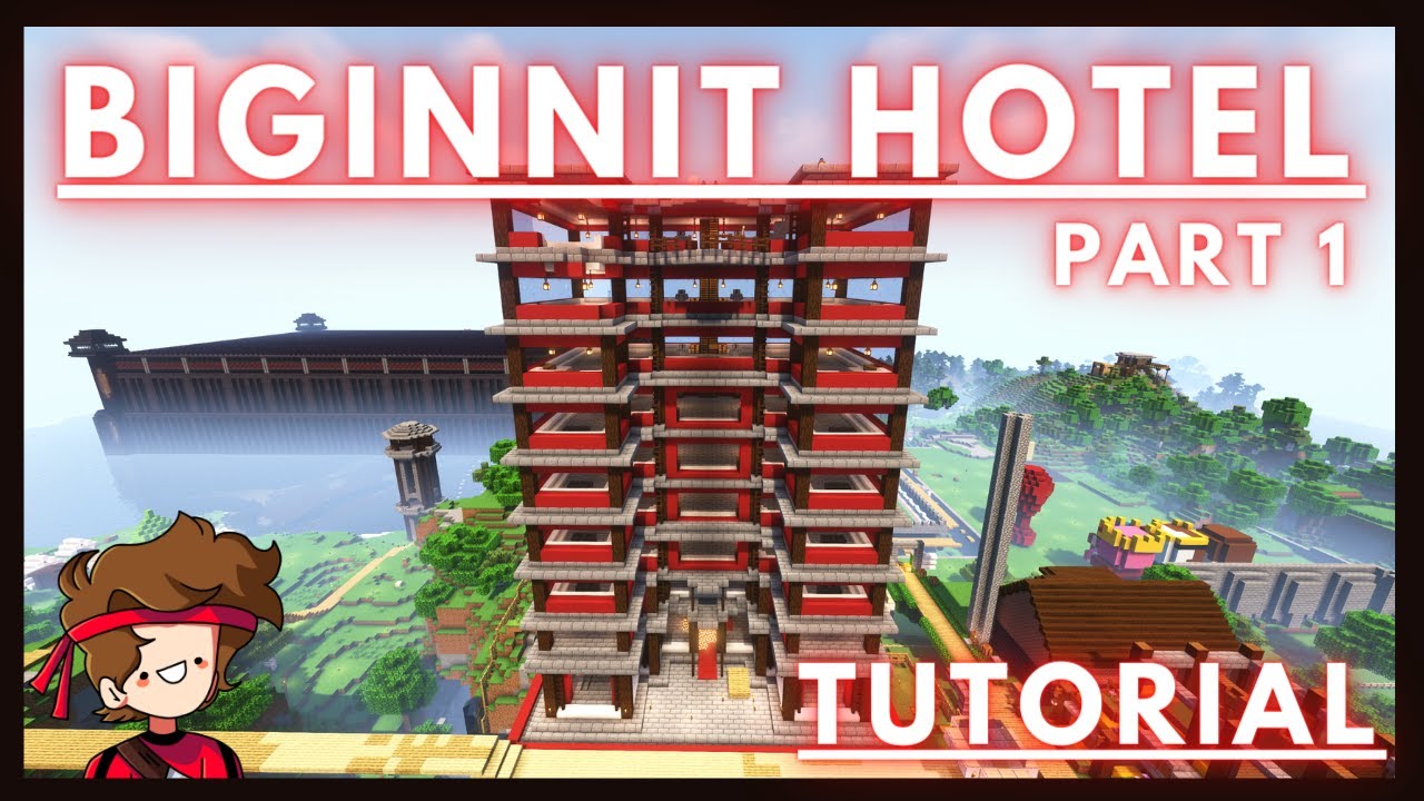 How to Build The Big Innit Hotel (Dream SMP Tutorial) - YouTube