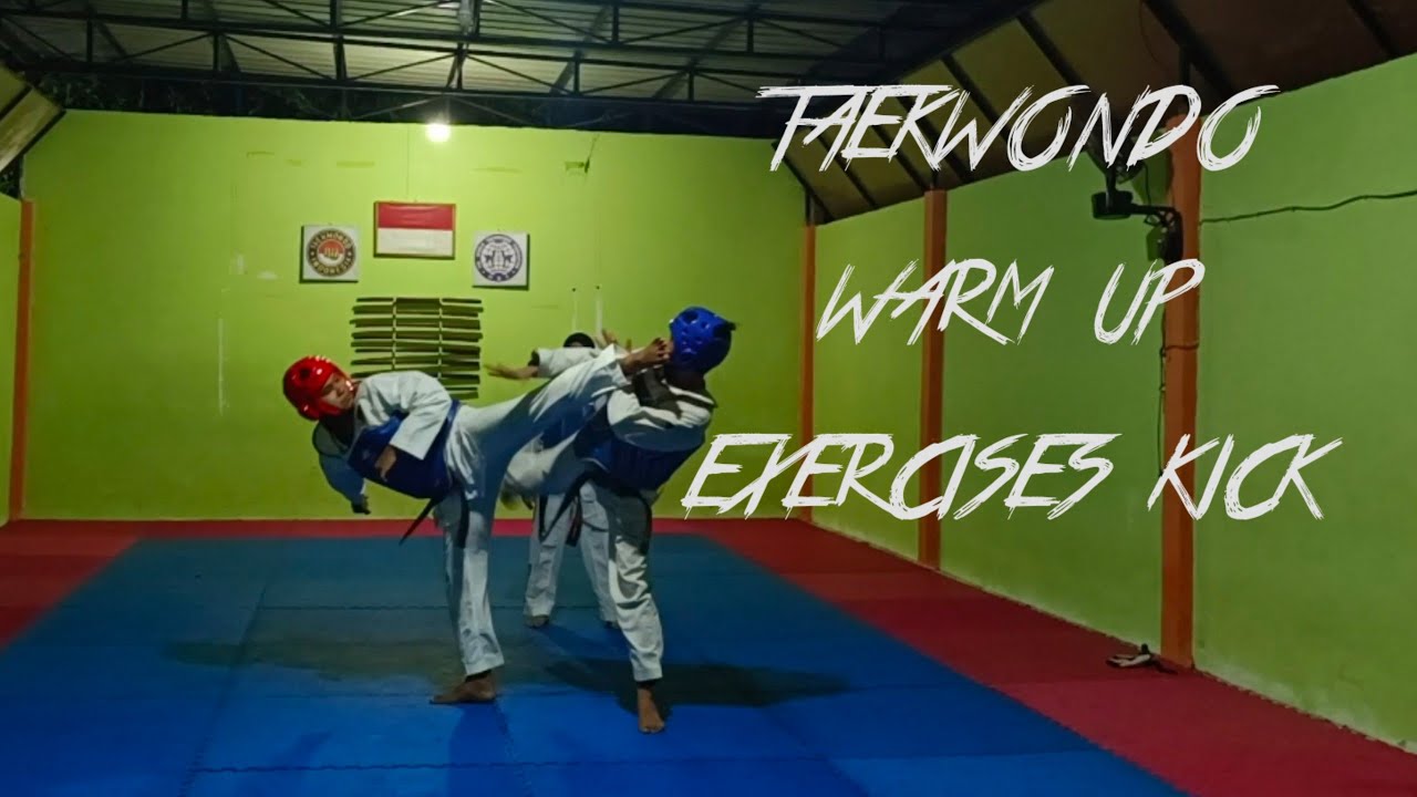 Latihan Taekwondo l Warm up and exercises Kick Pad l Taekwondo Training ...