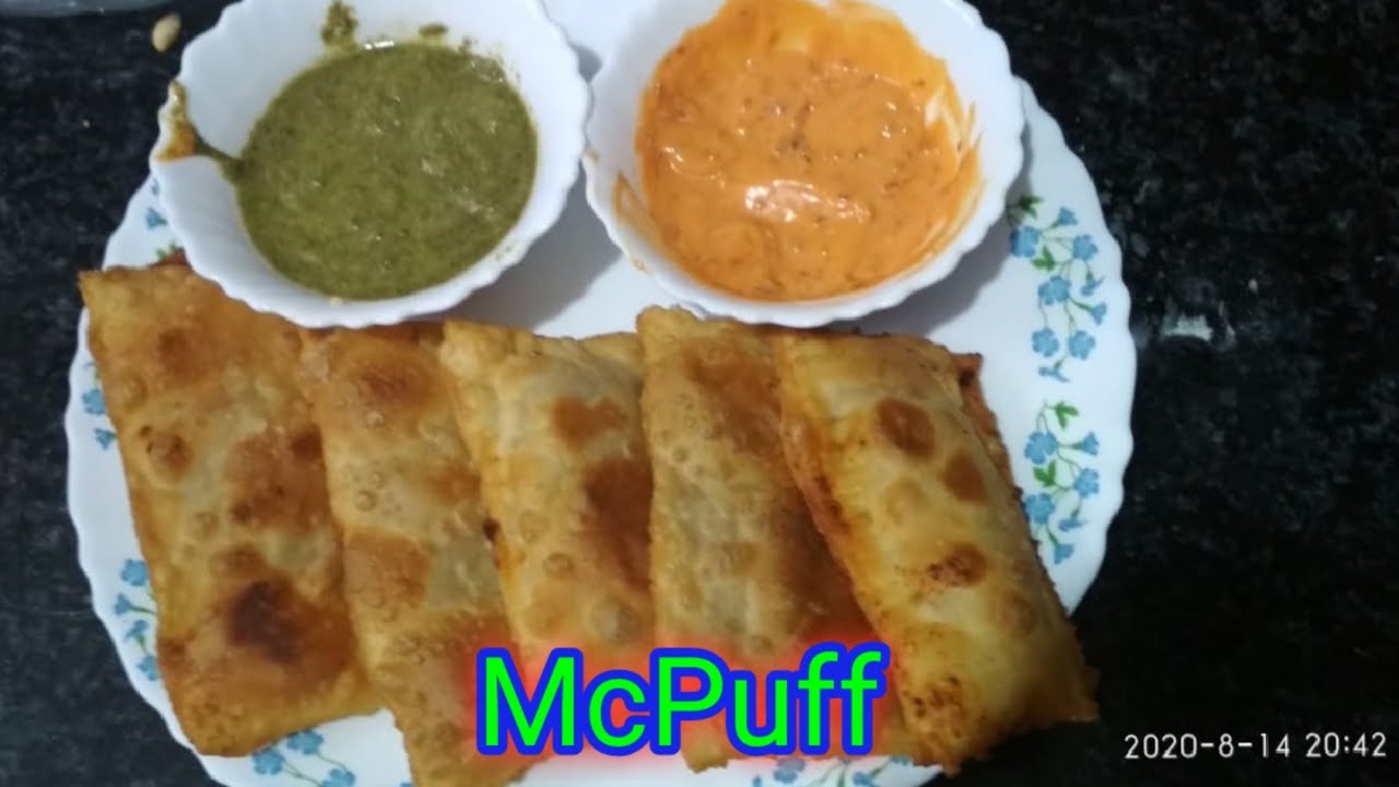 McDonald's Pizza McPuff recipe at home - YouTube