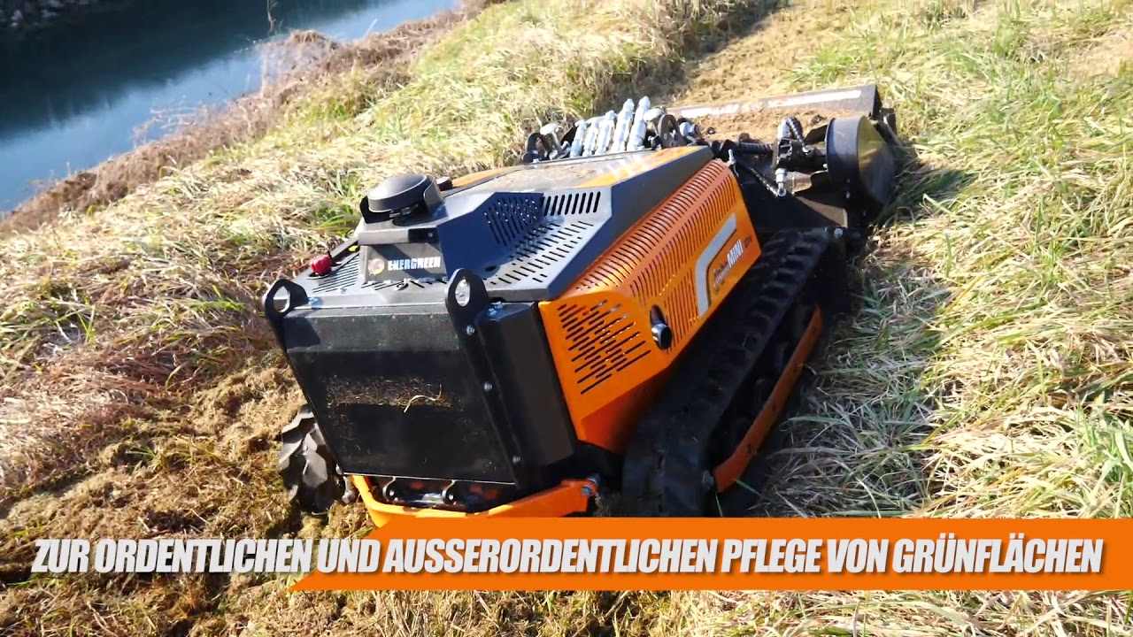 RoboMINI | Mulcher | Head 100 | Energreen | - YouTube