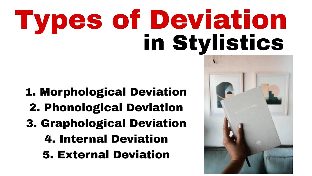 Types of Deviation in Stylistics| Deviation and its Types in Stylistics ...