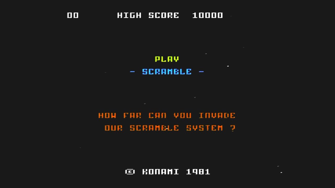 Scramble: Complete playthrough (and trying out various gameplay modes ...