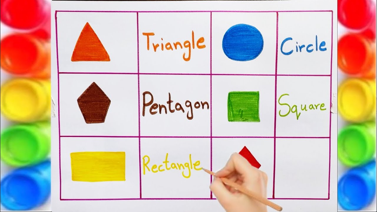Shapes | Names of Shapes | Geometry |Shapes for Kids | Geometric Shapes ...