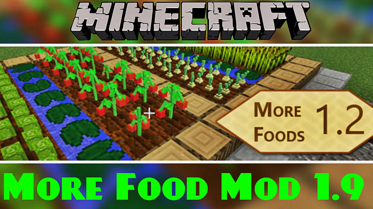 More Food Mod (Mas Comida en Minecraft) - Review e Instalacion - |1.9|1 ...