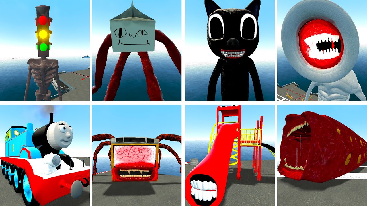 Trevor Henderson And Leovincible Creatures in Garry's Mod - YouTube