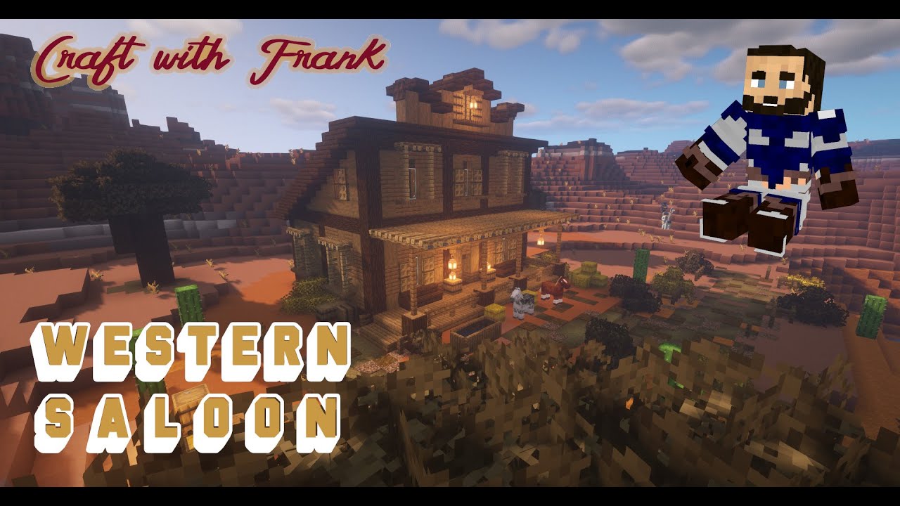Minecraft - Western House/Saloon - YouTube