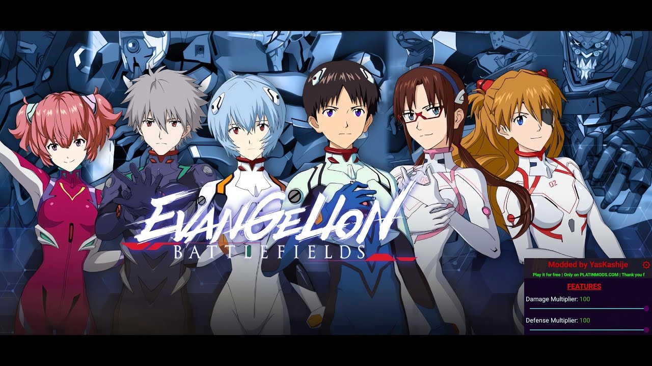 Evangelion Battlefields (エヴァンゲリオン バトルフィールズ) Mod Gameplay - YouTube