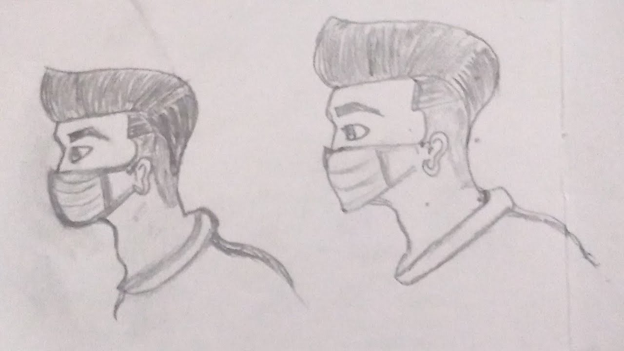 how to draw easy mask pichar drawing skech drawing pencile drawing easy ...