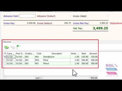SQL Payroll - How to process monthly payroll? - YouTube