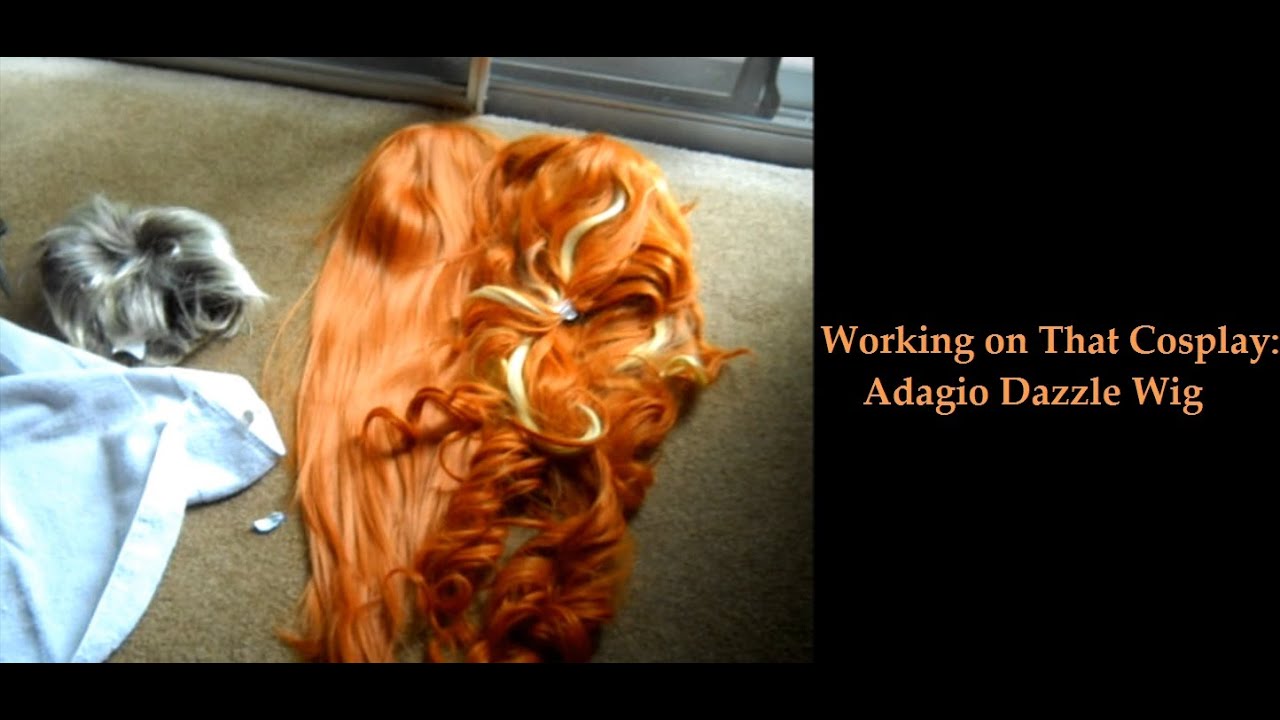 Working On That Cosplay: Adagio Dazzle Wig (Part 1) - YouTube
