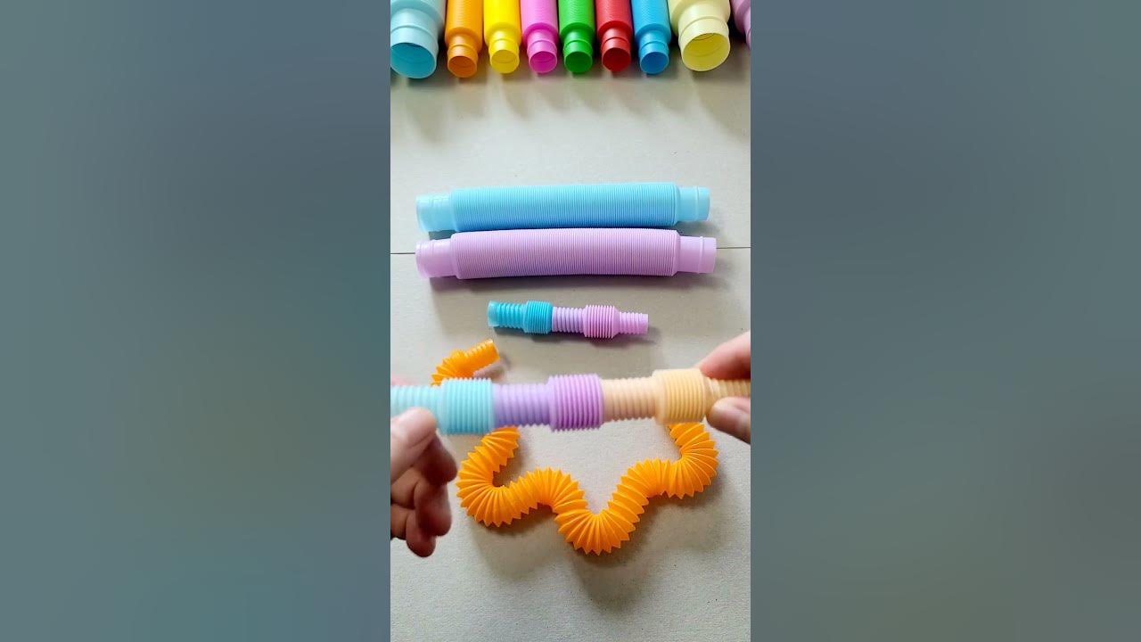 Satisfying Video | Fidget Pop Tubes ASMR #shorts - YouTube