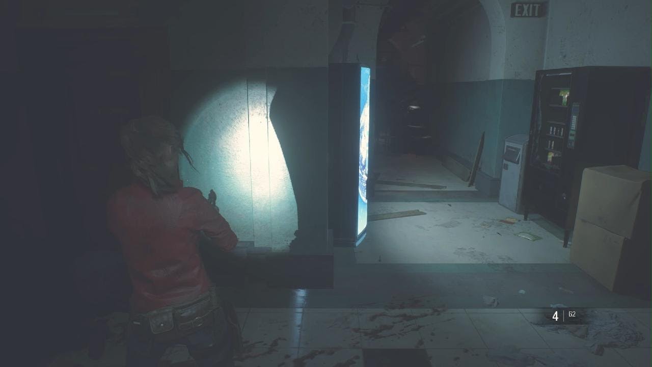 RESIDENT EVIL 2 Zombie jumps - YouTube
