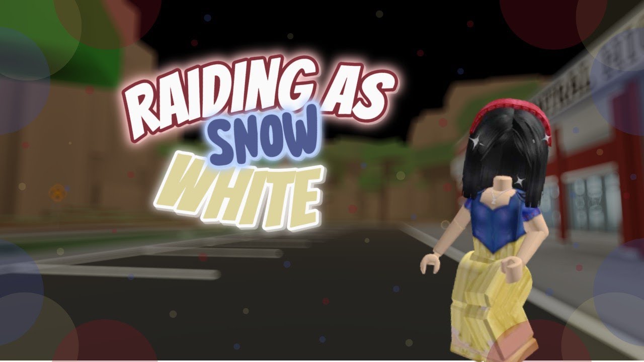 Raiding as Snow White on Da Hood - YouTube