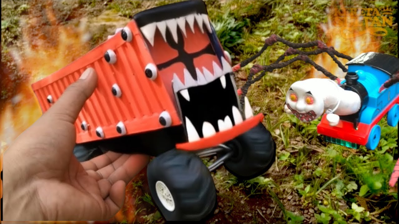 Terbaru! Hunting Train Toys Merakit Kereta Api KAI Spider Legs CC203 ...