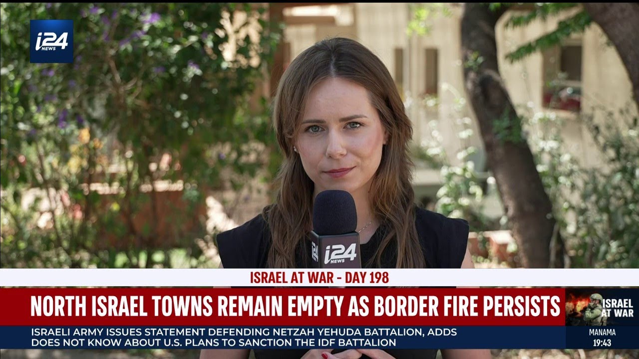 North Israel towns remain empty as border fire persists - YouTube