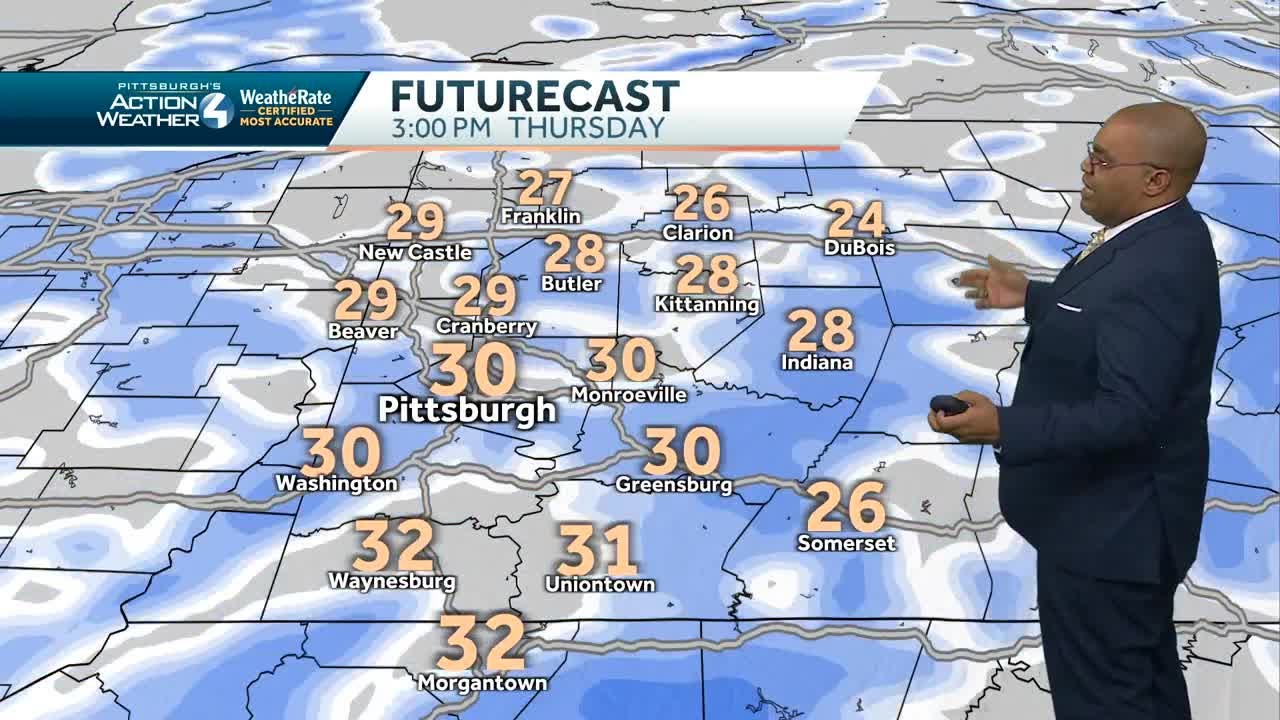 Impact Day; Cold Wednesday, Snow Showers Thursday - YouTube