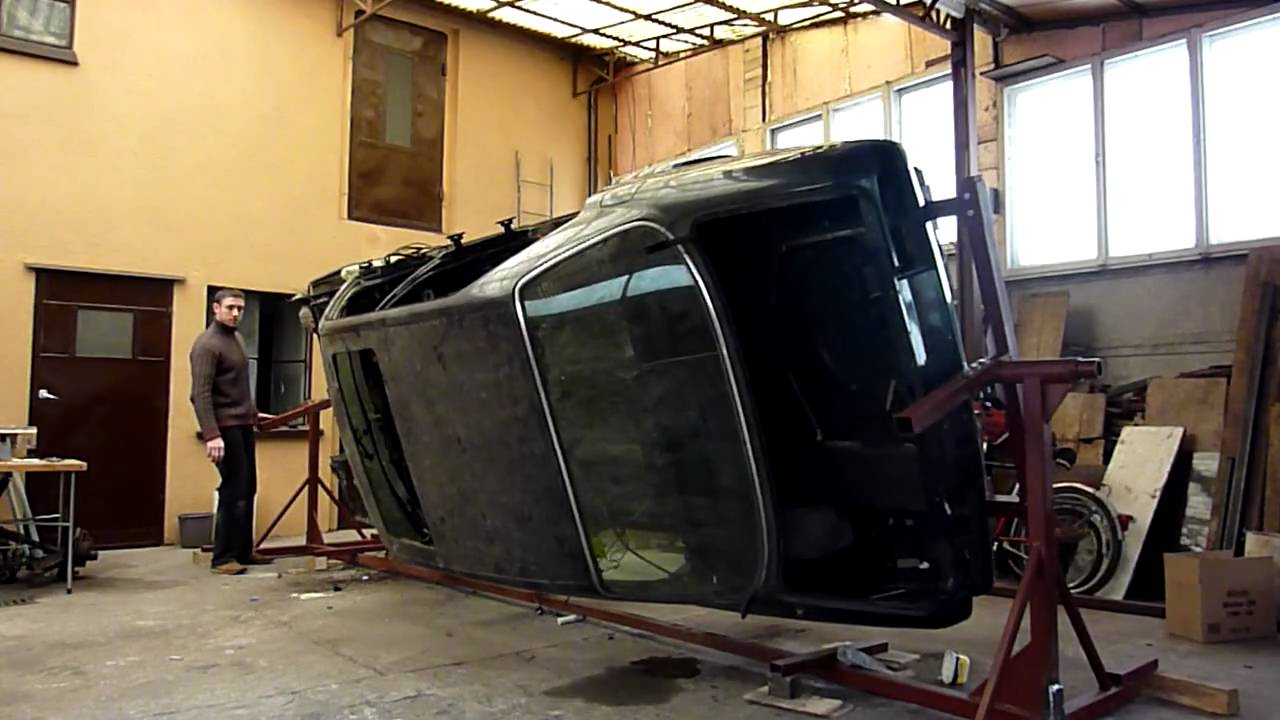 Mercedes W126 - obrotnica - YouTube