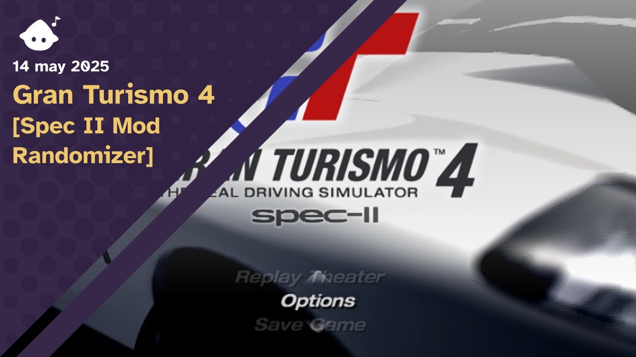 [2025-05-14] Gran Turismo 4 [Spec II Randomizer] - YouTube