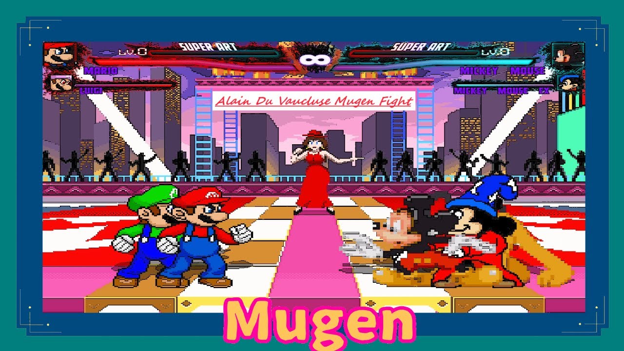 Mugen Mario And Luigi Vs Mickey Mouse And Mickey Mouse Ex Request Youtube