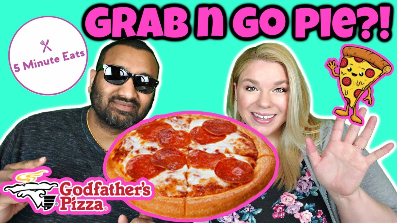 Godfather's Pizza Mini Pepperoni Pizza Review - YouTube
