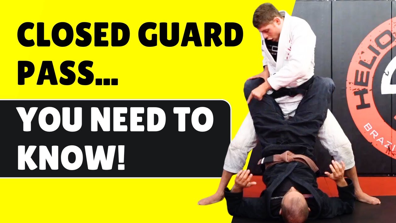 Closed Guard Pass with Sneaky Arm Triangle Finish - YouTube