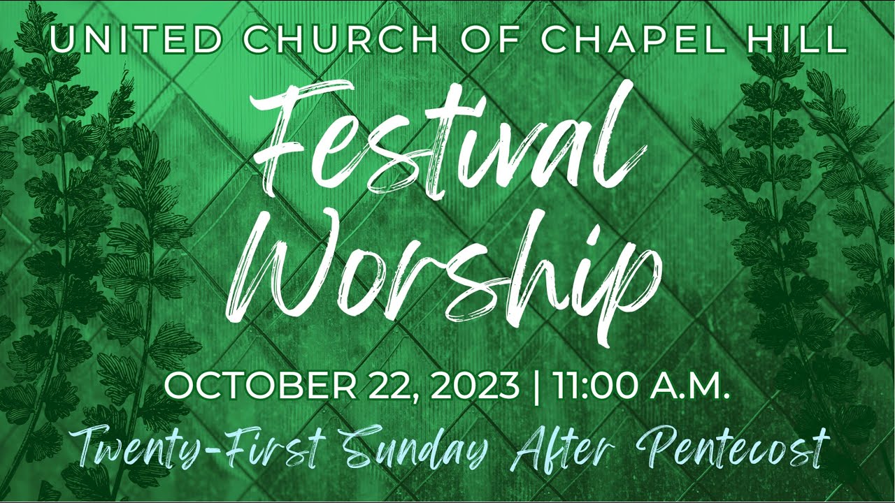 UCCH Festival Worship | Sunday, October 22, 2023 - YouTube