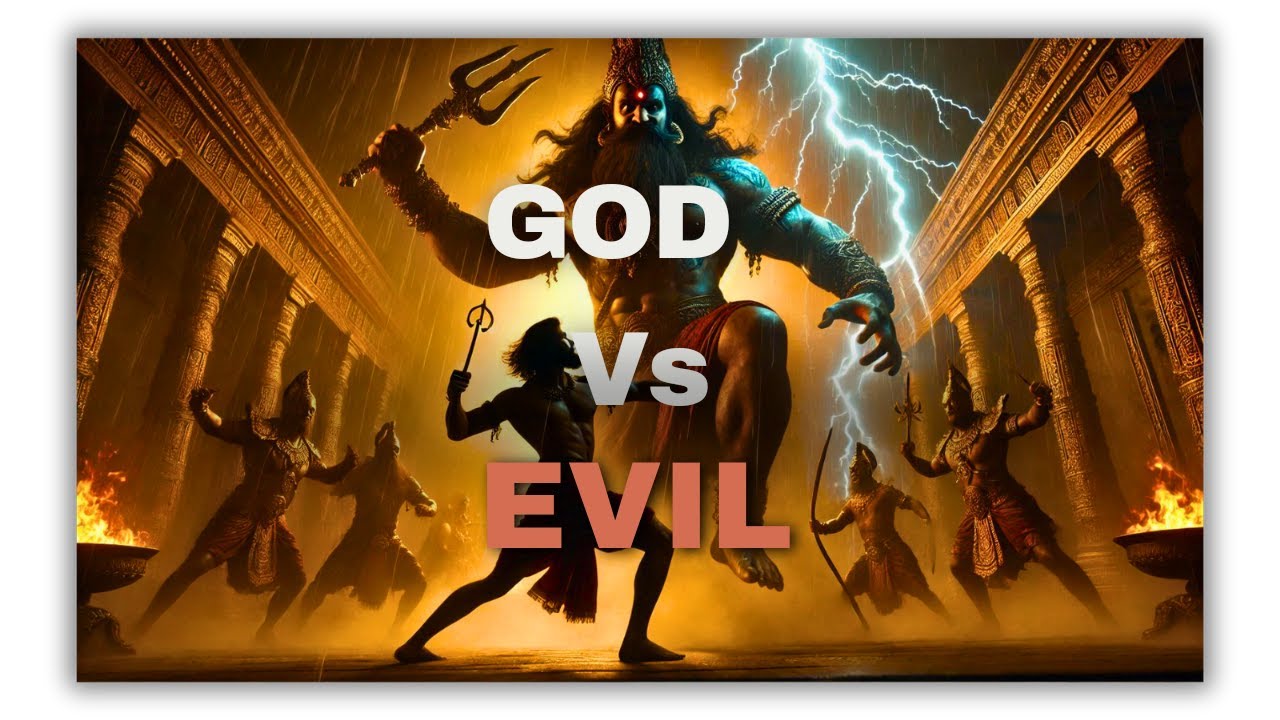 IS GOD STRONGER THAN EVIL? Biggest Fight Ever God Vs Evil . #god #evil ...