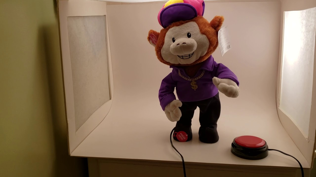 Funky Monkey Switch Adapted Toy - YouTube