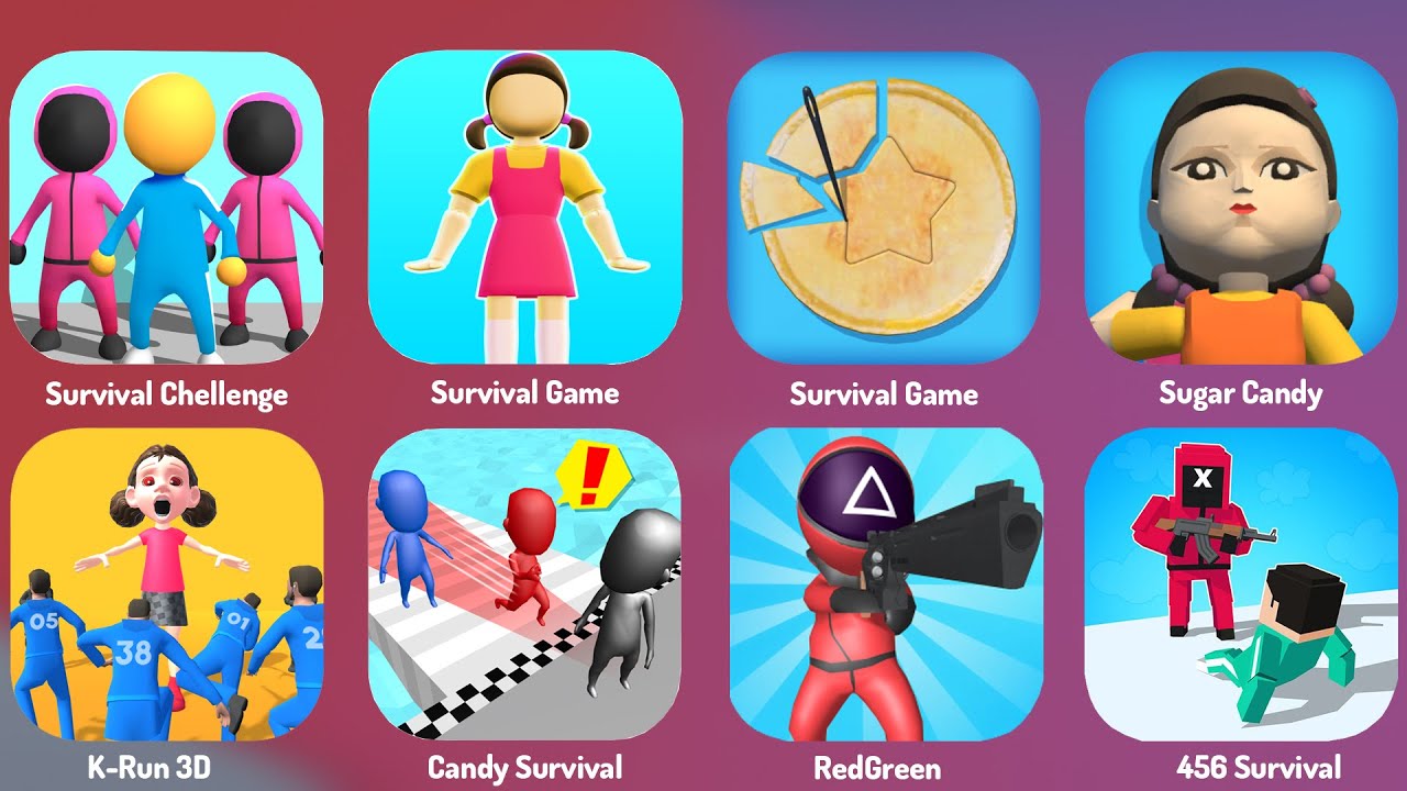 Survival Game, Sugar Candy, K Run 3D, Candy Survival, Survival ...