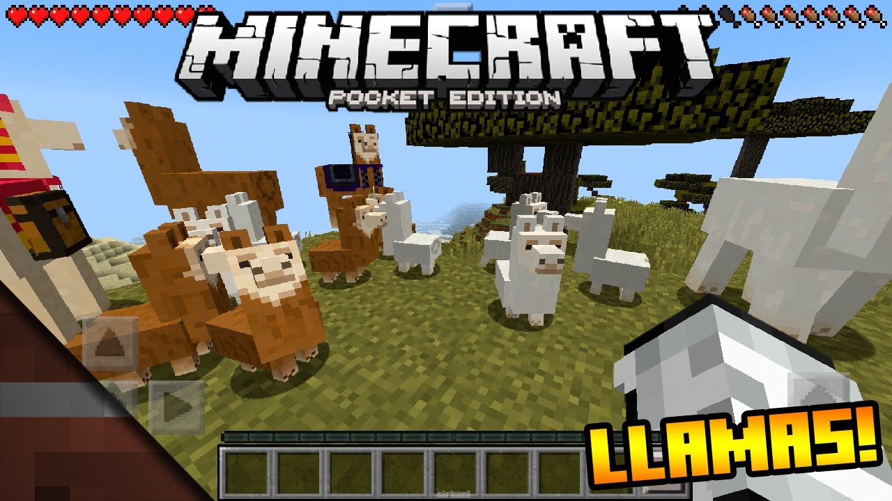 Llamas (Nuevos Mobs!) | Noticias Minecraft PE (Pocket Edition) 0.16.0/0 ...