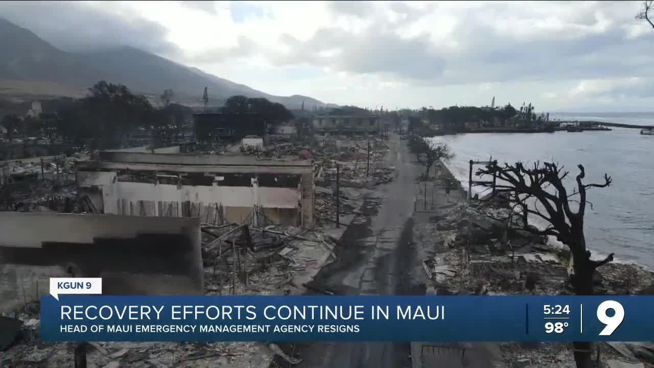 Recovery efforts continue in Maui - YouTube