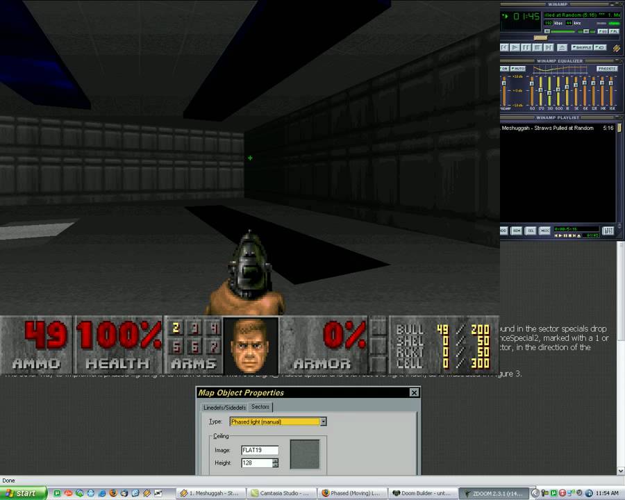Doom Builder Tutorials - Phased Lighting - YouTube