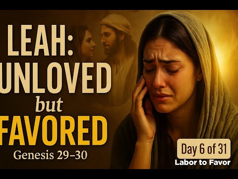 LEAH: Unloved but Favored Genesis 29-30 |From Labor to Favor Day 6 of ...