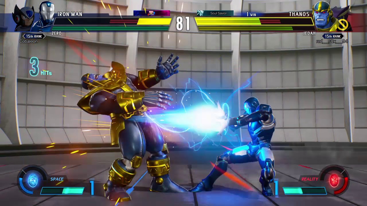 Marvel vs. Capcom Infinite: Iron Man & Zero vs. Jedah & Thanos - YouTube