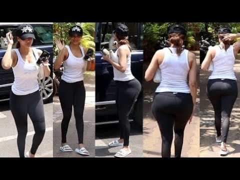 Malaika Arora Flaunts Her Huge Figur In White Sando With Tight Pant At ...
