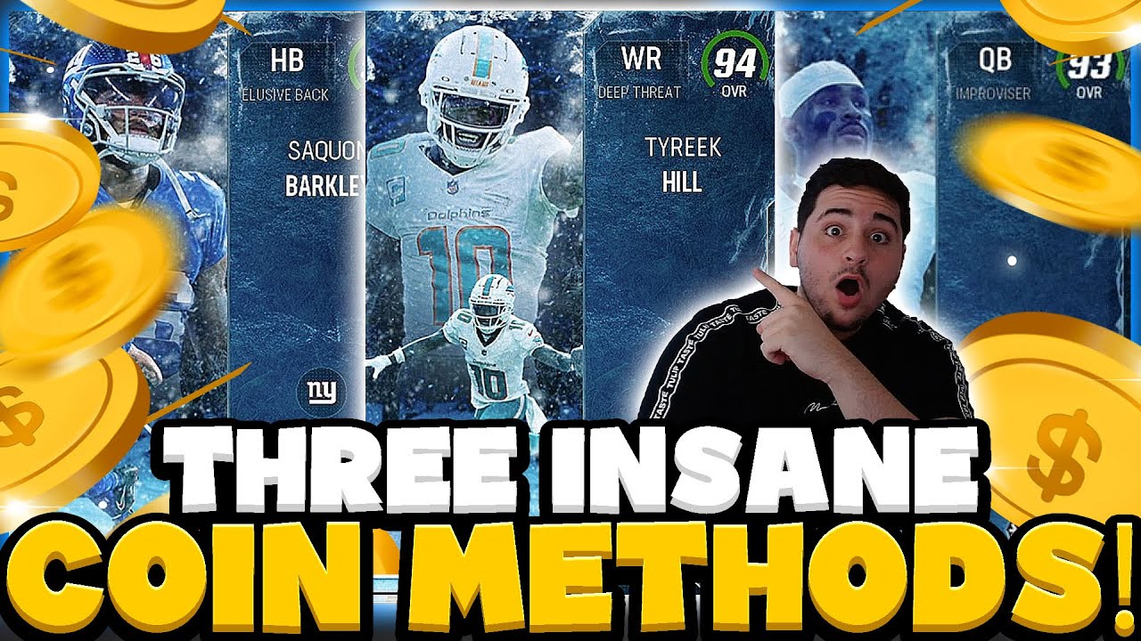 INSANE COIN MAKING METHODS! THREE COIN METHODS! MADDEN 24 ULTIMATE TEAM ...
