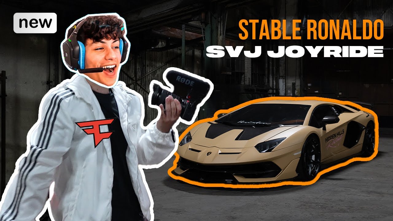 WE LET STABLE RONALDO JOYRIDE OUR SVJ!! FAZE CLAN - YouTube