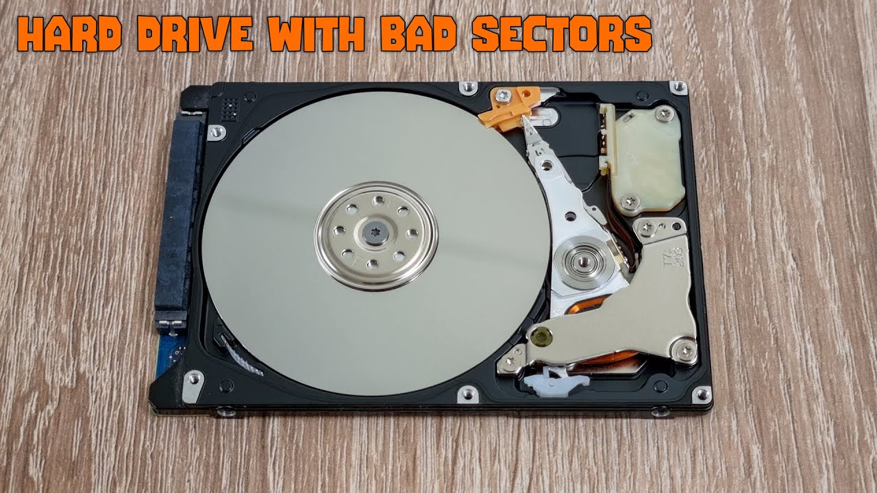 How a Hard Drive with Bad Sectors works? (+ Slow Motion) - YouTube