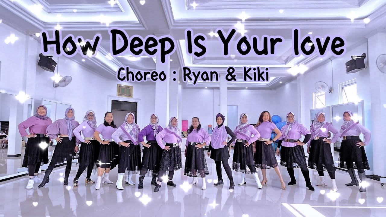 How Deep Is Your love - Line Dance - Beginner || Lanata LD Class - YouTube