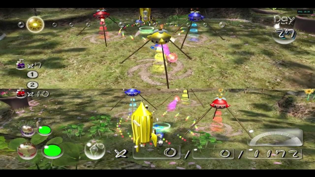 New Play Control! Pikmin 2 Hack: 2 Player Co-op Story Mode - YouTube