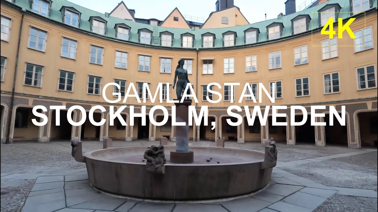 STOCKHOLM | Gamla Stan, the Old Town | 4K Walk - YouTube