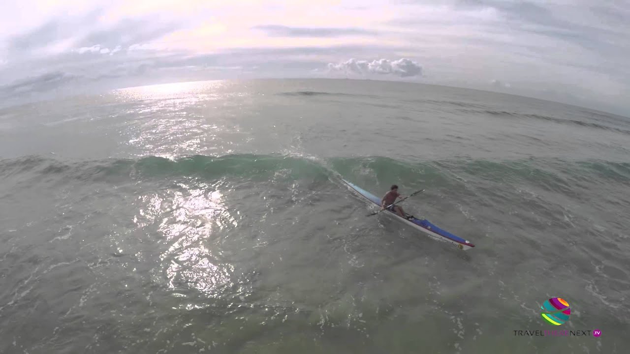 Surf Skiing Buddina Beach Sunshine Coast QLD Australia - YouTube