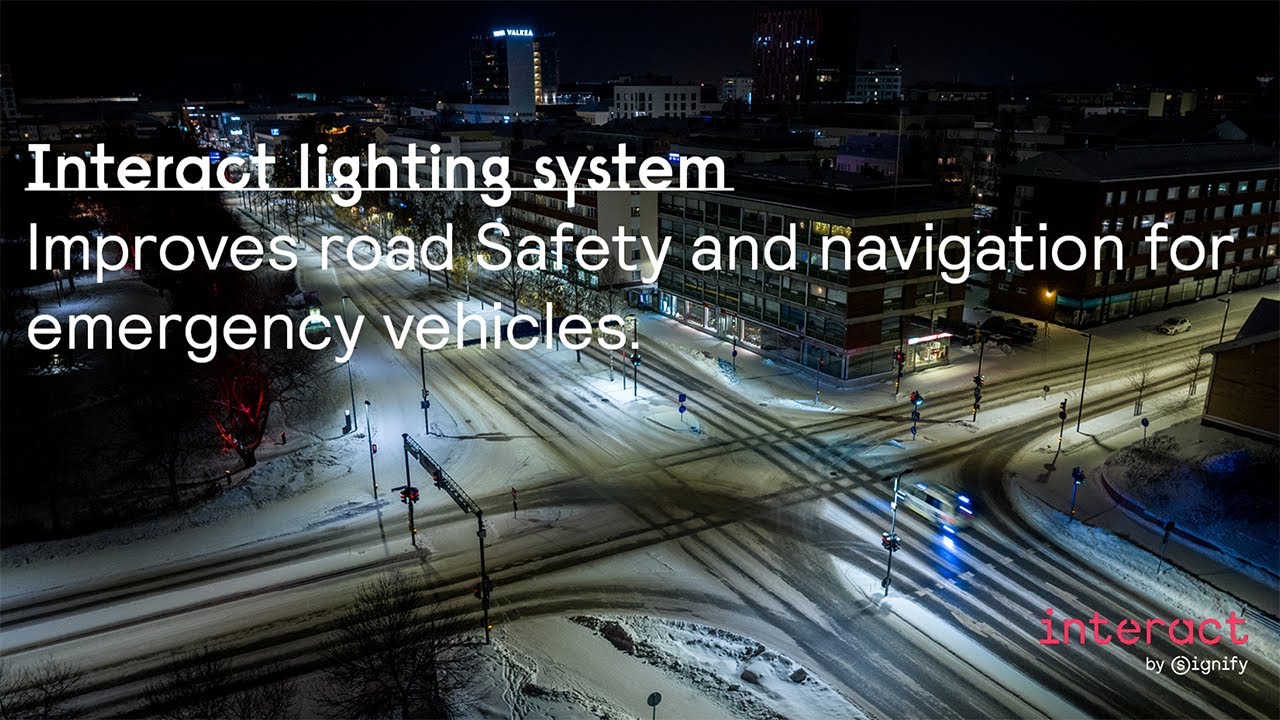 Smart lighting and better road safety with Philips Multisensors - YouTube