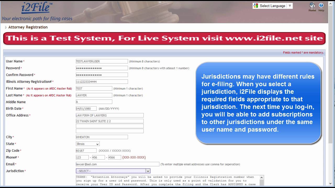 Attorney Registration - YouTube
