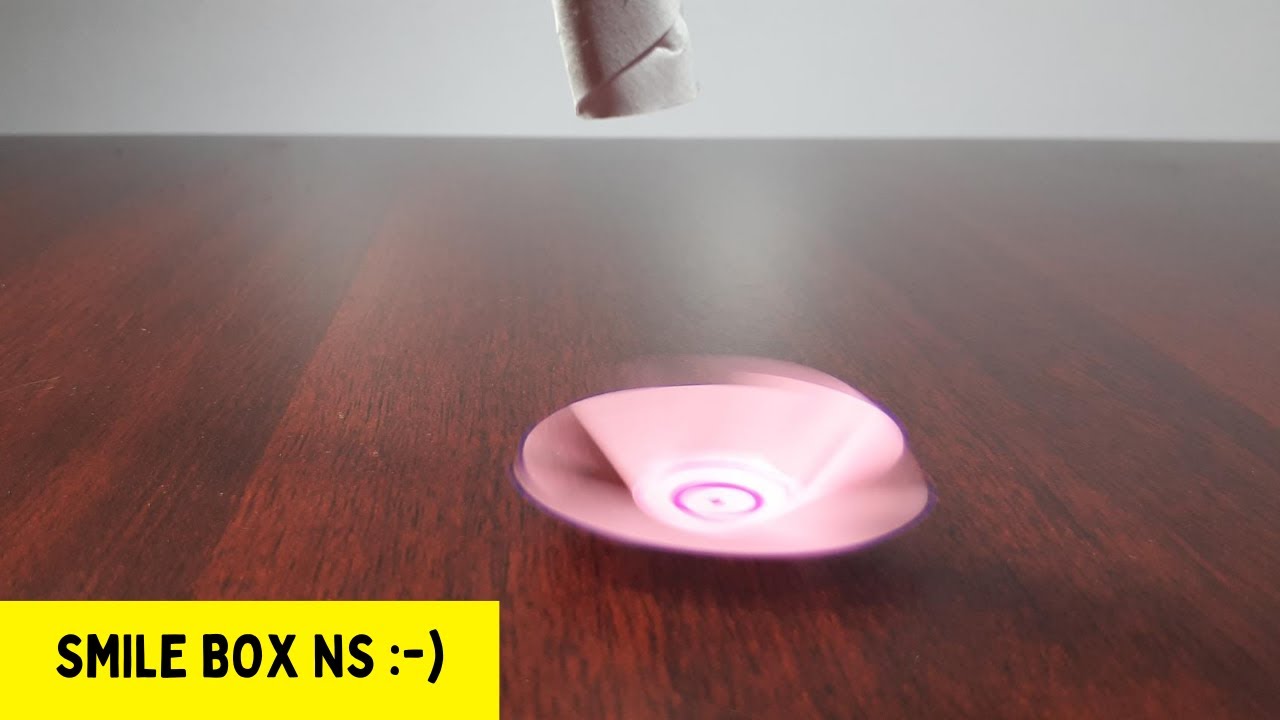 How to make a paper spinner | spinner winner | Smile Box NS - YouTube