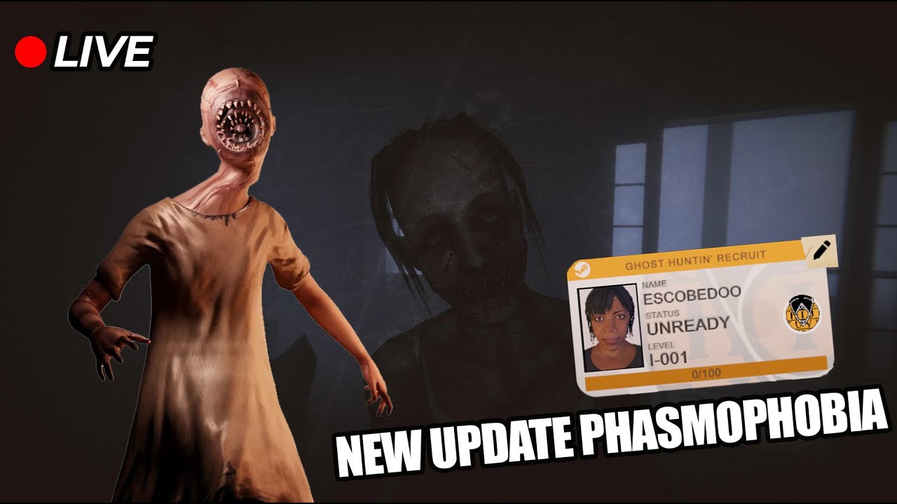 [ 🔴LIVE ] Grinding Level untuk unlock Item l Phasmophobia Indonesia ...