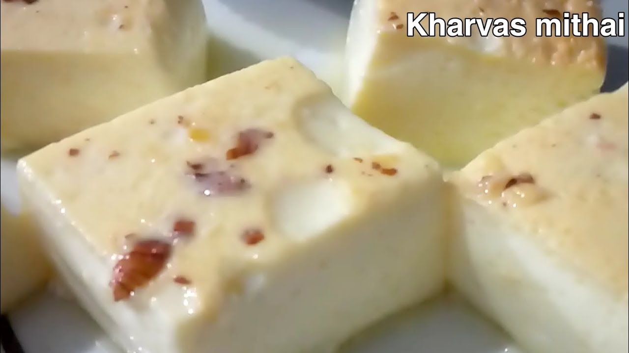kharvas mithai/ #kharvasrecipe #milk #firstdaymilk #mithai #delicious # ...