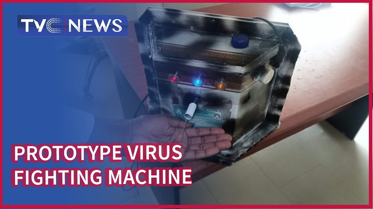 Kano University develops prototype virus fighting machine - YouTube